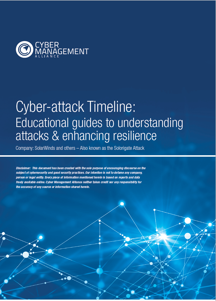 Solarwinds Cyber Attack Timeline Download